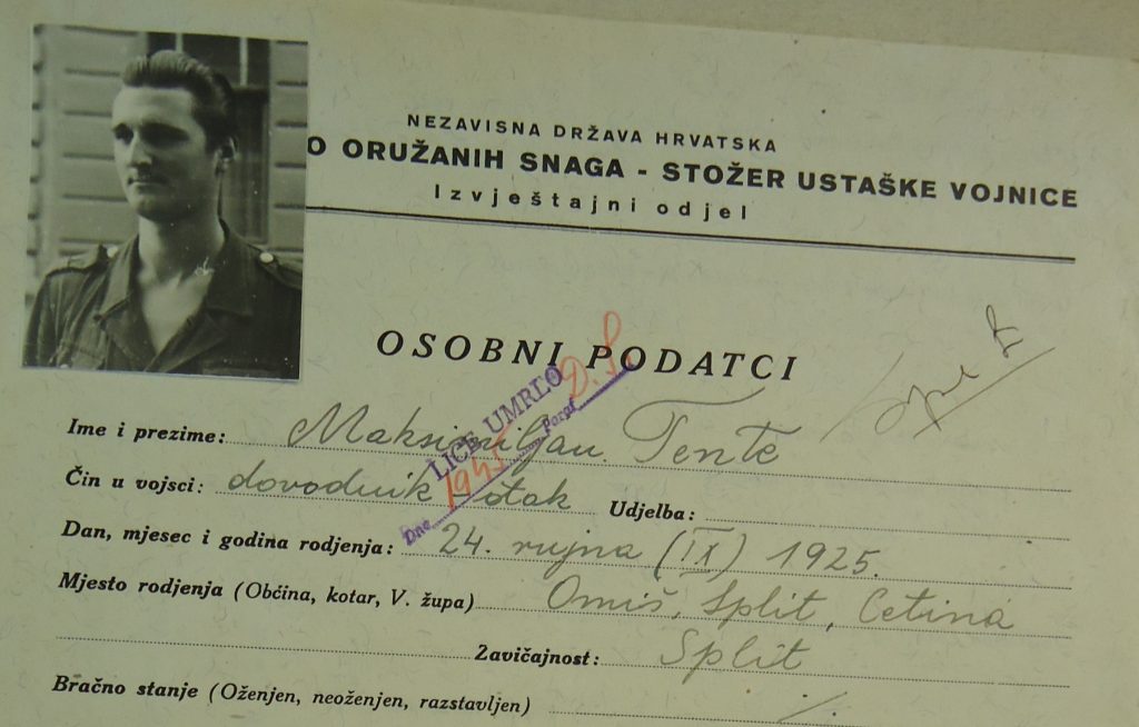 NEPOZNATI DETALJI IZ DOSJEA FRANE TENTE (1946.-1947.)
